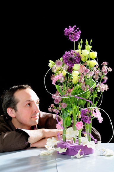 Un cours d’art floral avec Marc Moreau